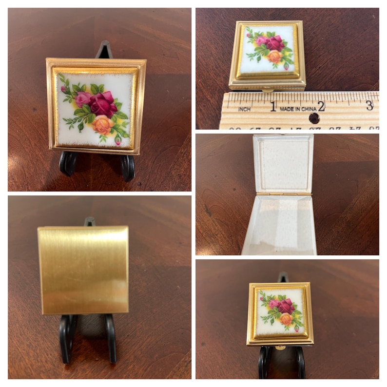 Royal Albert Old Country Roses Miniature Collection: Teapot, Thimble ...