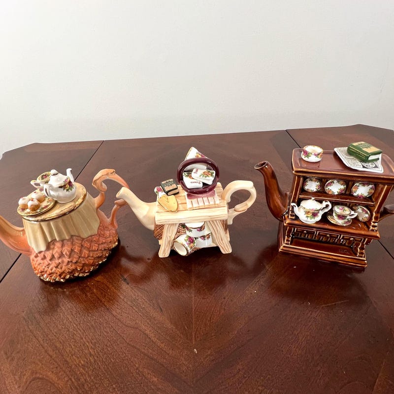 Antique Novelty Teapot - Etsy