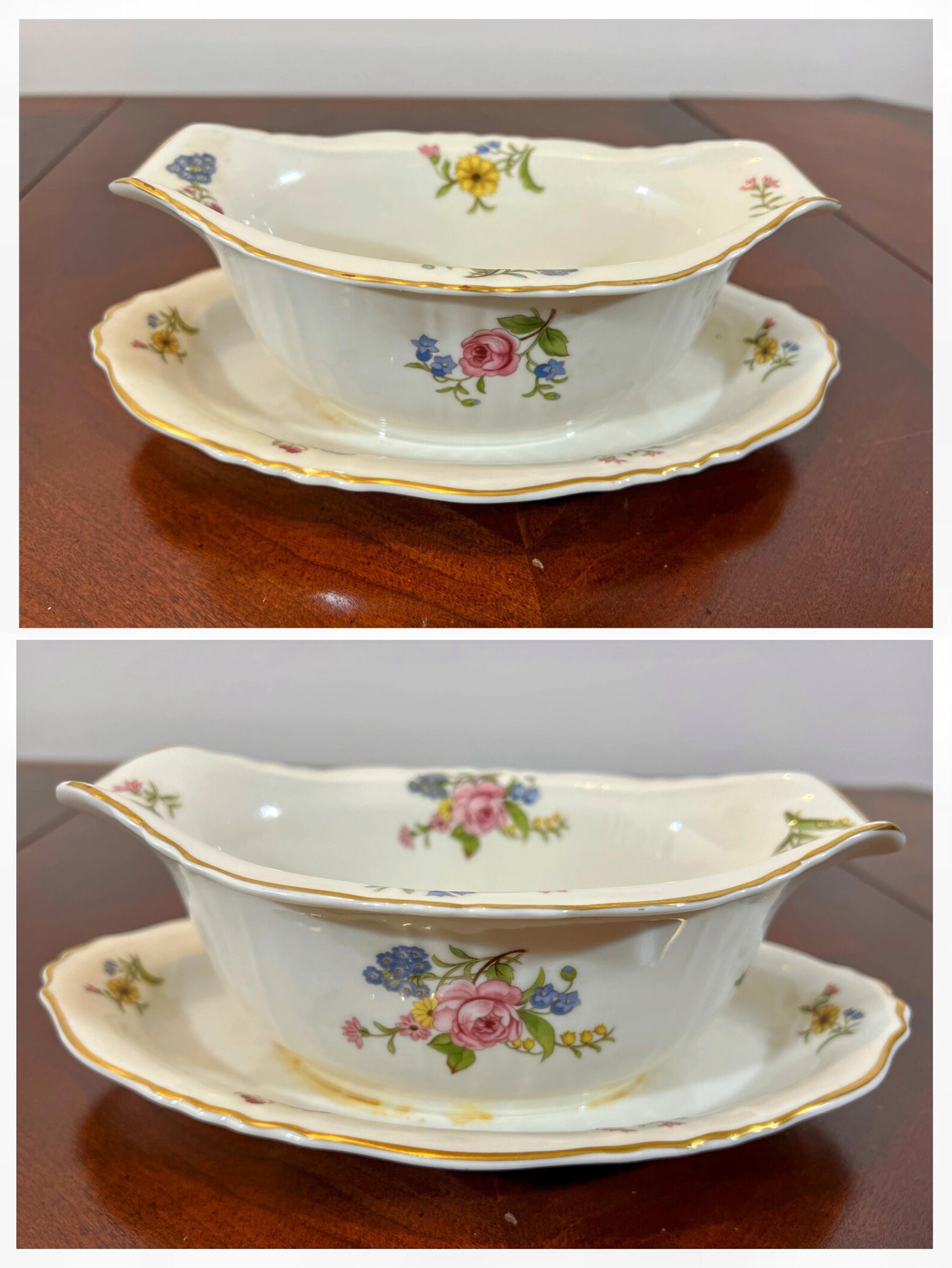 Vintage Portland Serving Dish Platter Gravy Bowl, Syracuse China ...