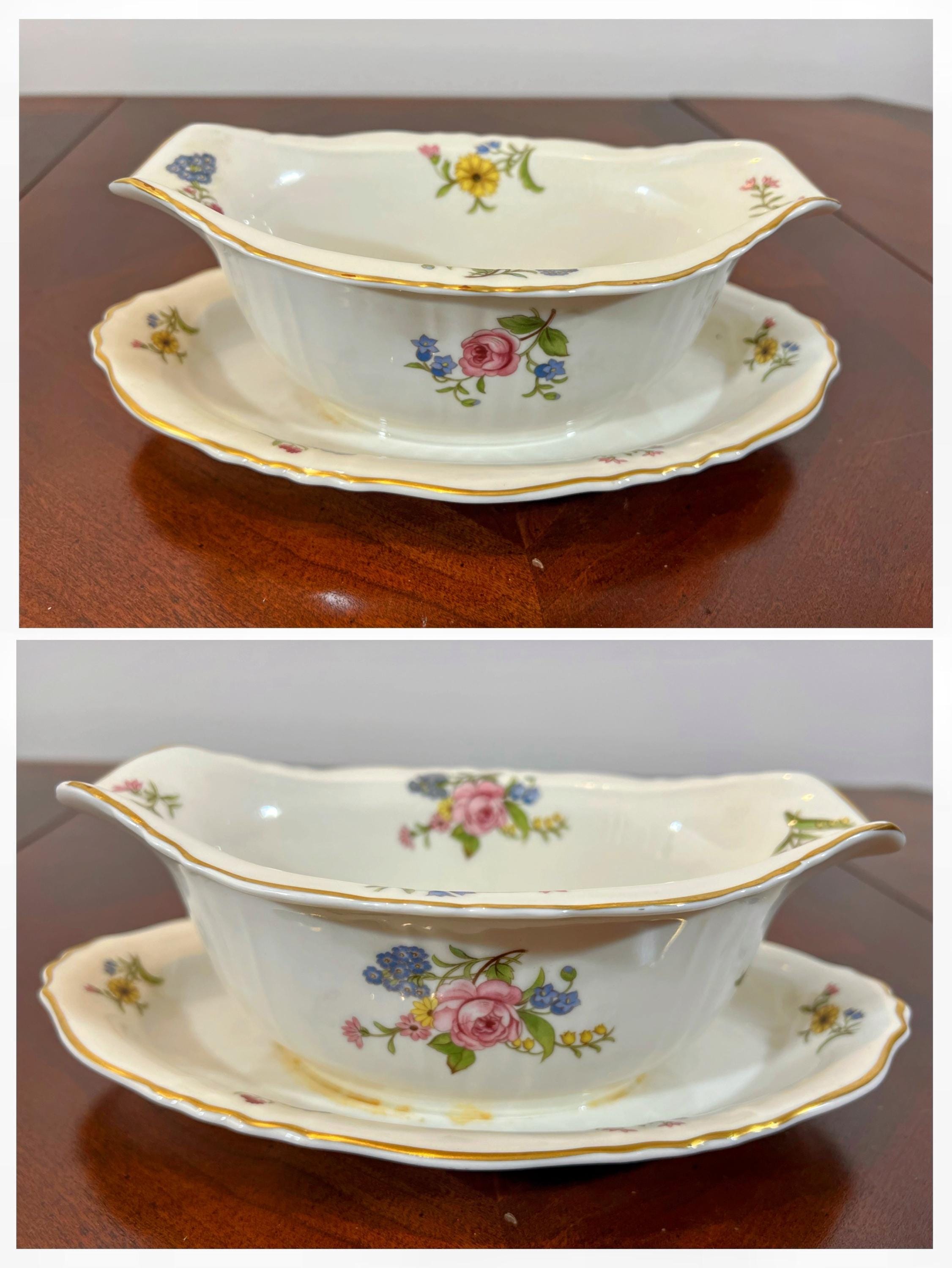 Vintage Portland Serving Dish Platter Gravy Bowl, Syracuse China ...