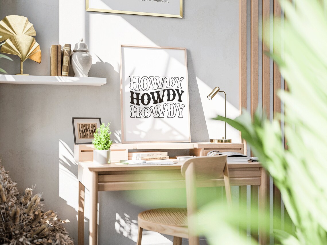 Howdy Svg Stacked Letters Svg Wavy Stacked Svg Wavy Letter Png Cowgirl ...