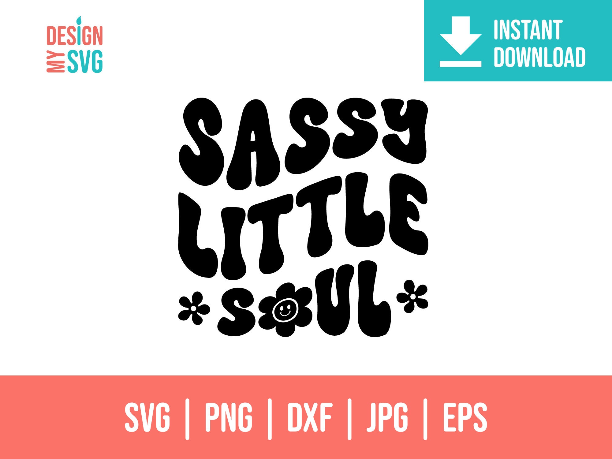 Sassy Little Soul Svg | Little Girl Svg | Boho Kids Svg | Sassy Girl ...