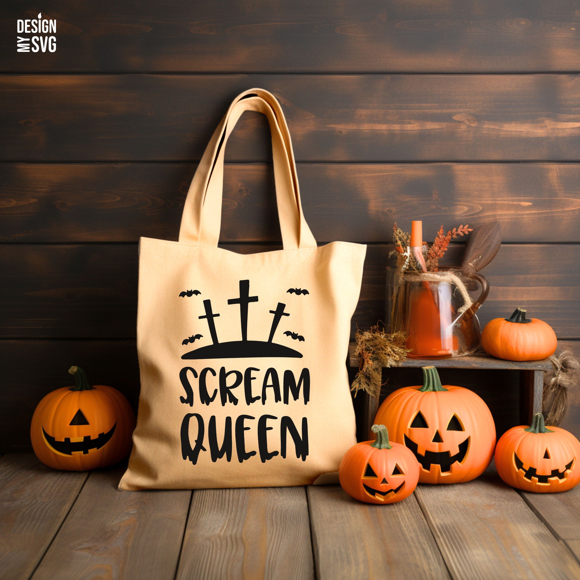 Scream Queen Svg | Funny Halloween Svg | Spooky Queen Svg | Halloween ...