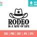 Rodeo is a Way of Life Svg | Rodeo Gifts | Rodeo Printable Art | Rodeo ...