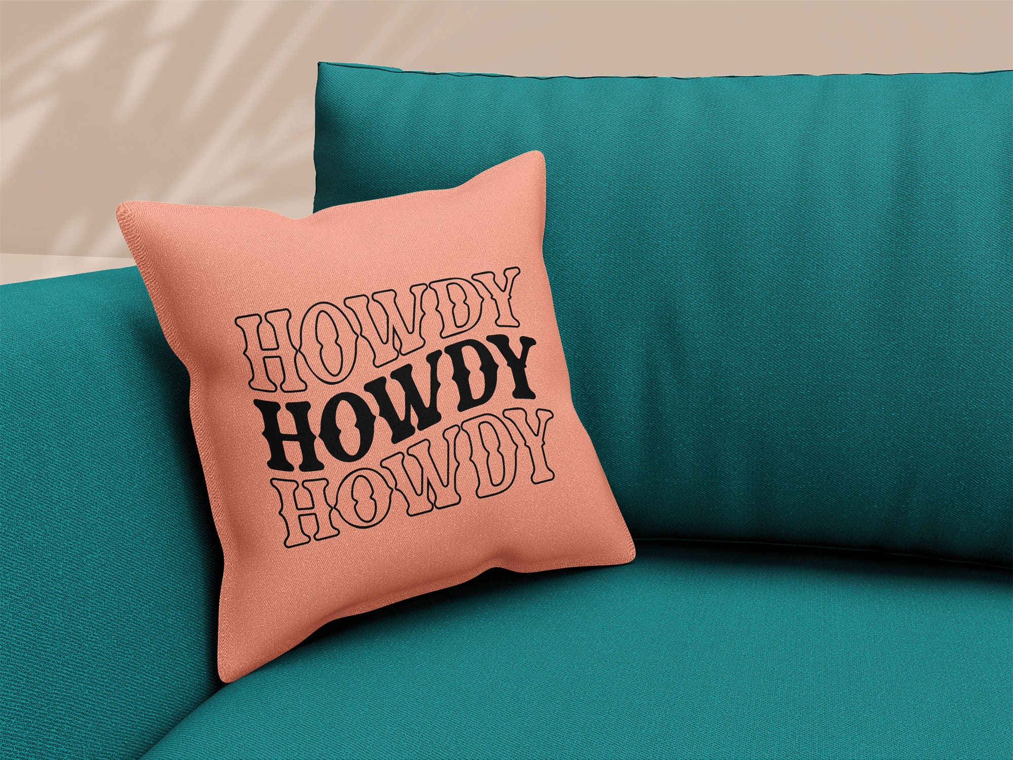 Howdy Svg Stacked Letters Svg Wavy Stacked Svg Wavy Letter Png Cowgirl ...