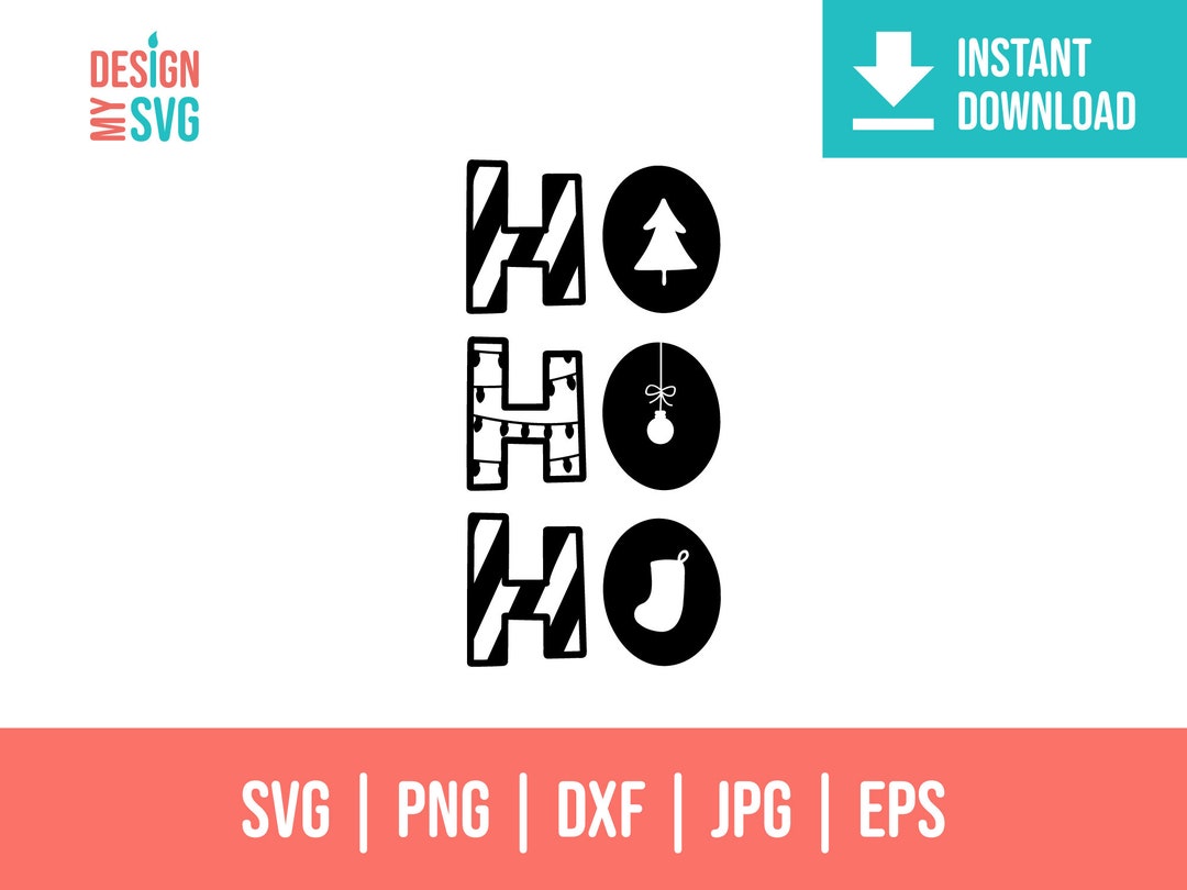 Hohoho Svg Christmas Svg Files for Shirts Cute Christmas - Etsy