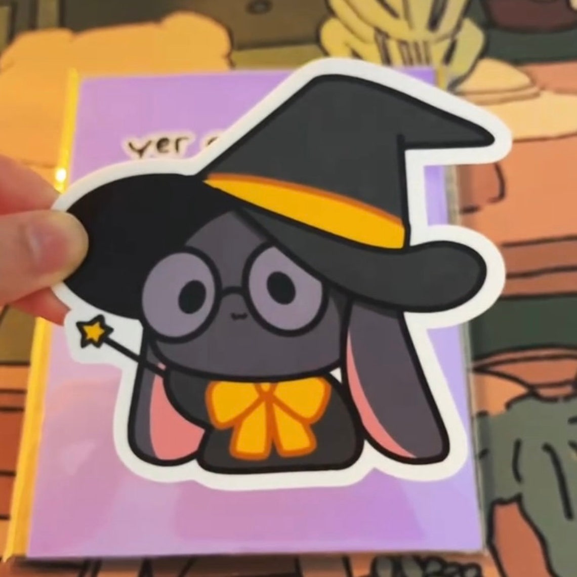 Cute Halloween Pals Vinyl Die Cut Sticker Set - Etsy