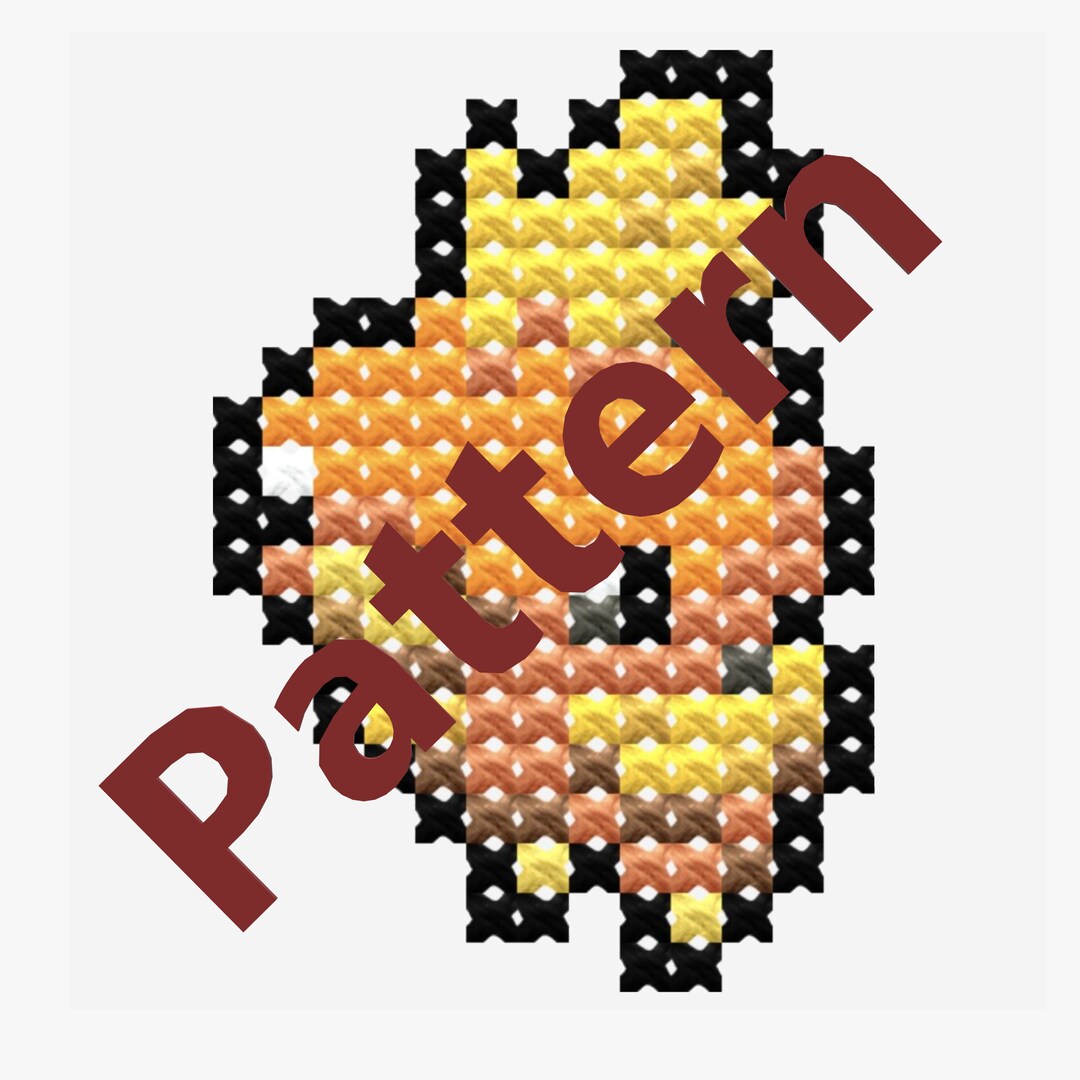 Torchic Icon Cross-stitch Pattern - Etsy