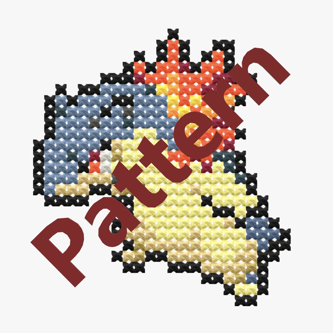 Typhlosion Icon Cross-stitch Pattern - Etsy