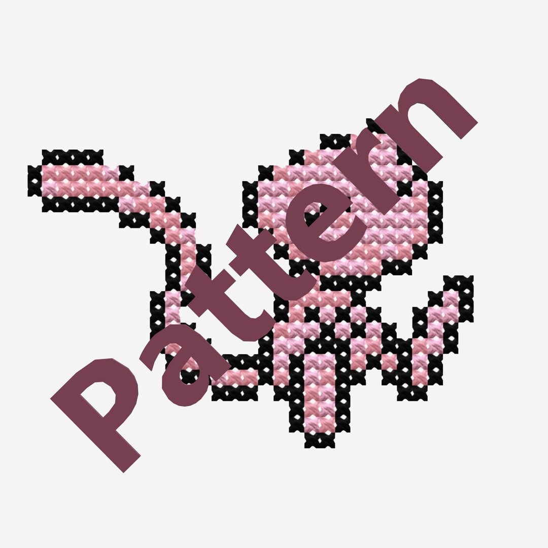 Mew Icon Cross-stitch Pattern - Etsy