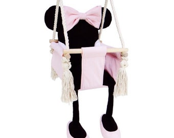 Minnie Mouse on Swing - Etsy