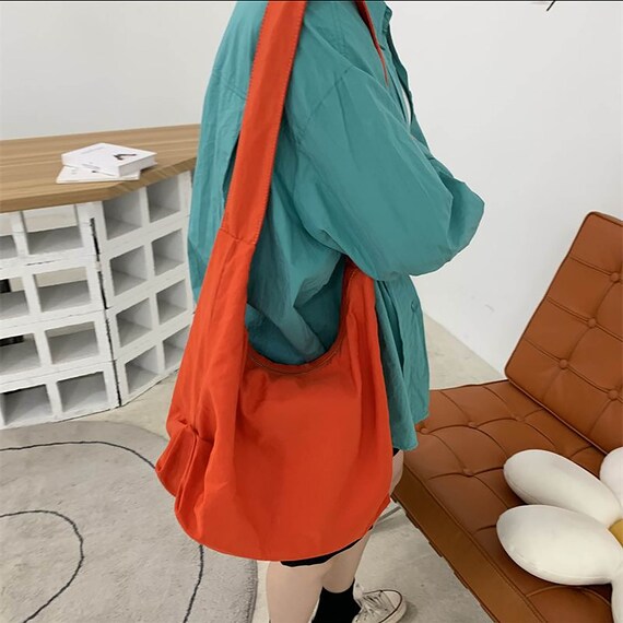 Zipper Minimalist Bag 6 Colors Solid Color Bag Large - Etsy