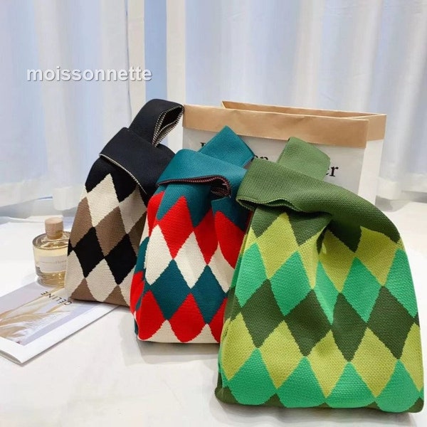 Check Pattern Handbag - Etsy