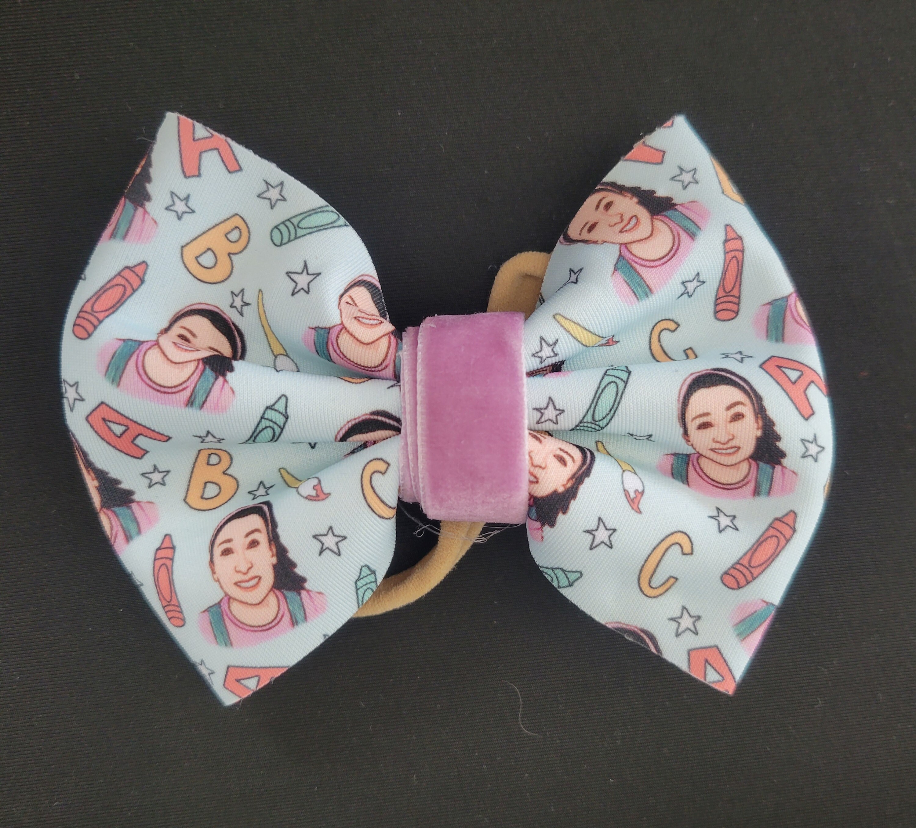 Miss Rachel ABC Bow - Etsy