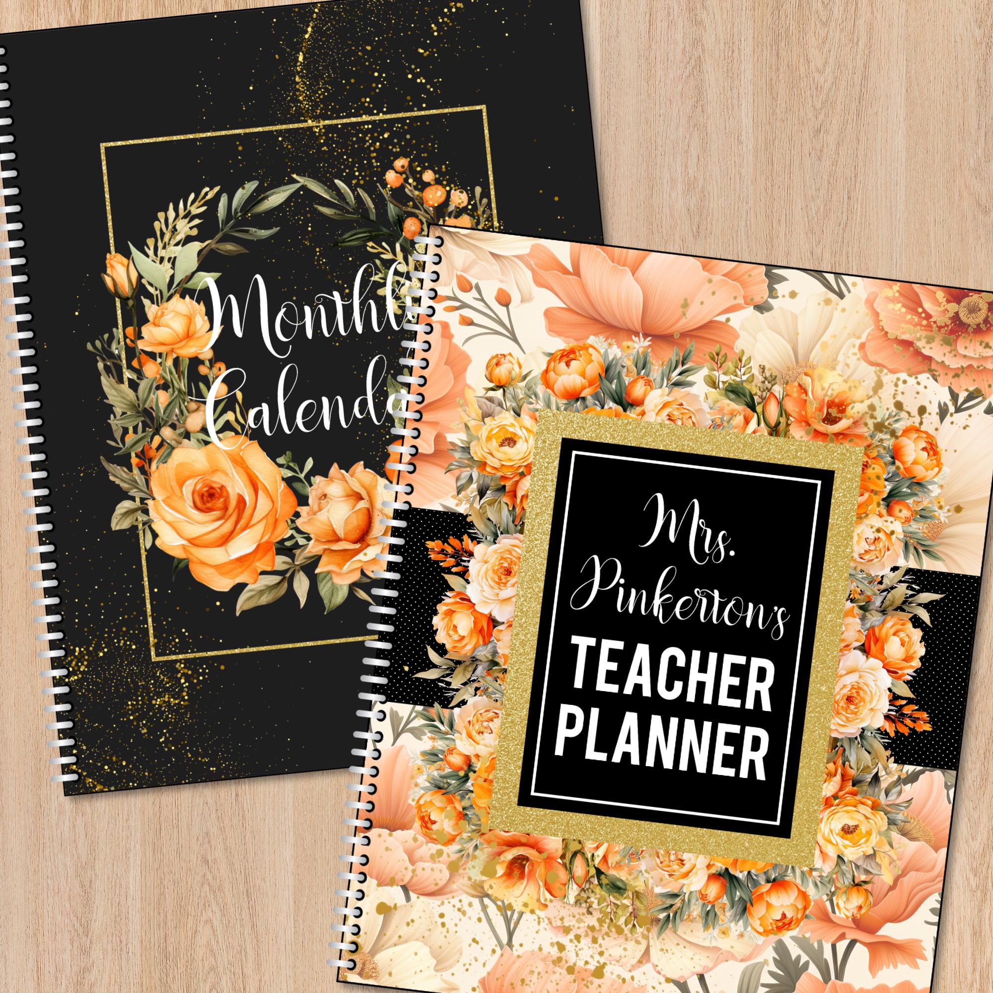 Printable Editable Teacher Planner 2025 - Floral Binder - Lesson Plan ...