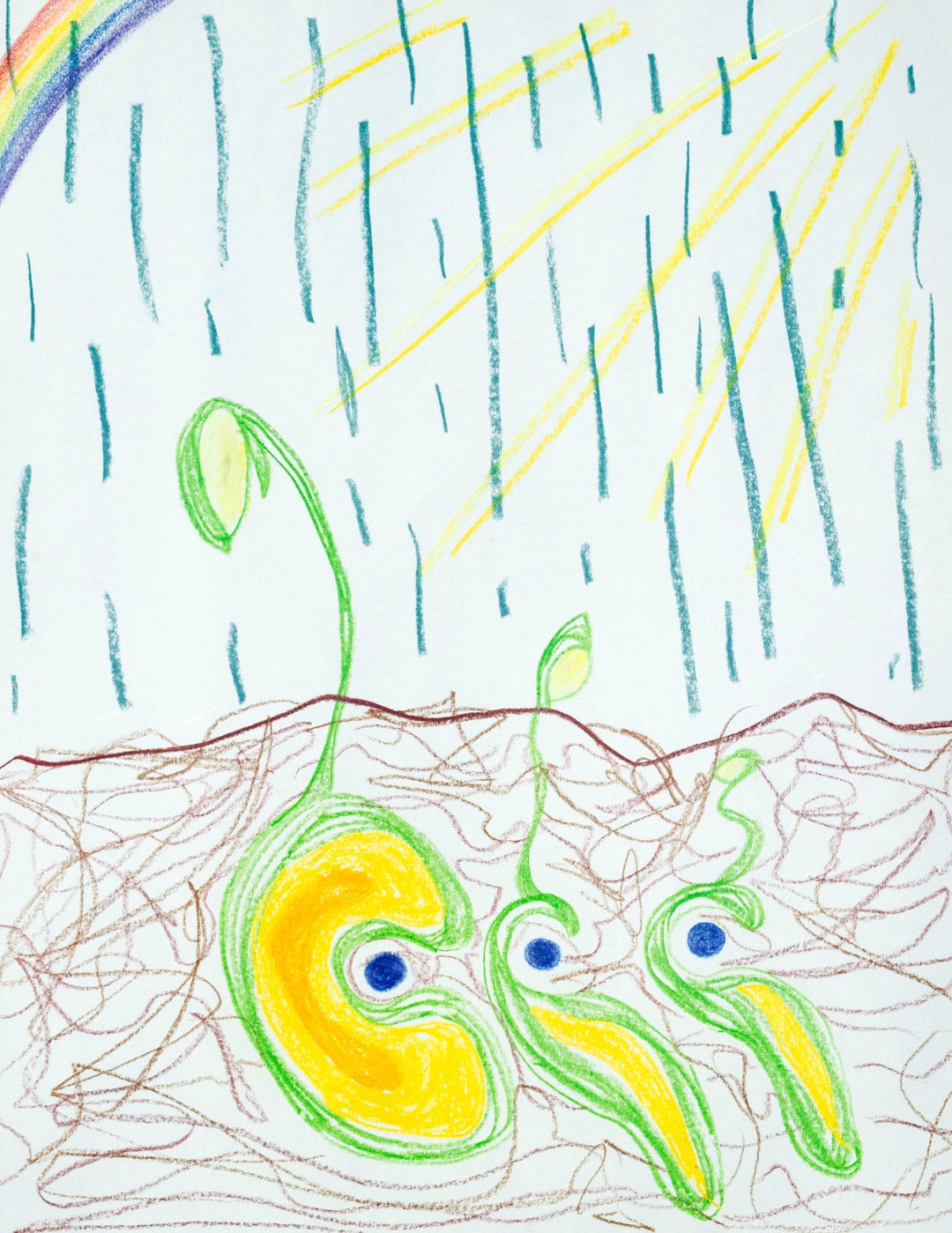 Spirit Art: Spirit, Mind & Body, Colored Pencil on Paper - Etsy