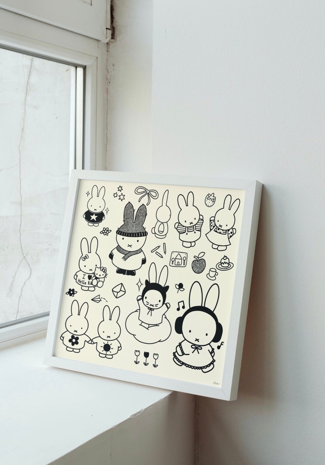Miffy Flash Sheet Print - Etsy