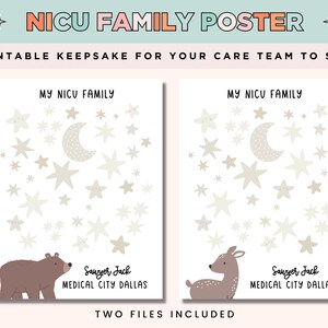 My NICU Family Printable, Nicu Family Poster, My Nicu Family Photo Prop ...