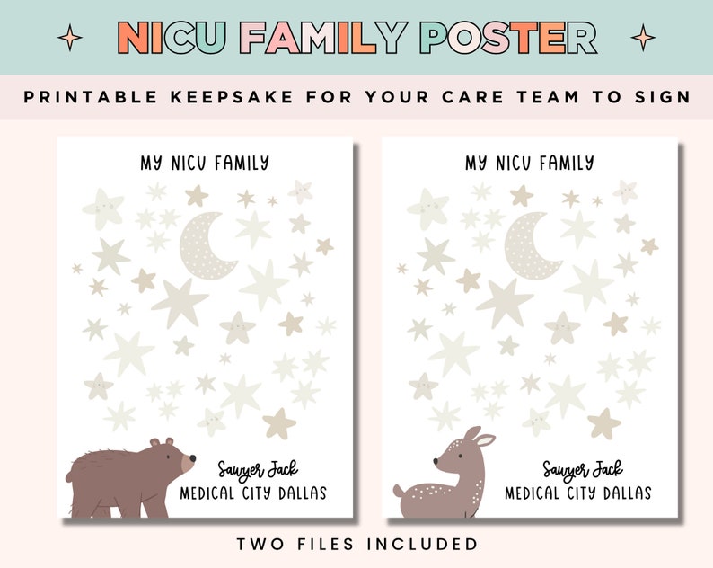 My NICU Family Printable Nicu Family Poster My Nicu Family - Etsy
