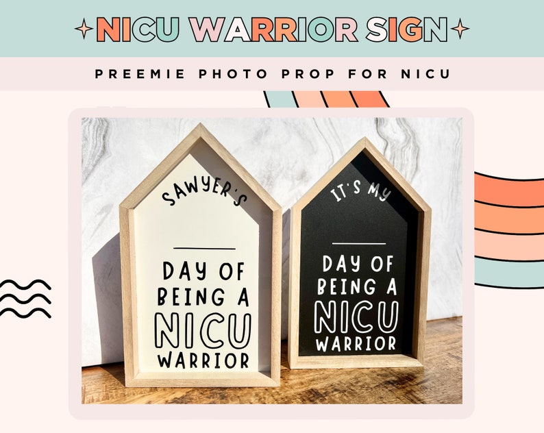 It's My Day of Being A NICU Warrior, Nicu Warrior Sign, Nicu Mama, Nicu ...