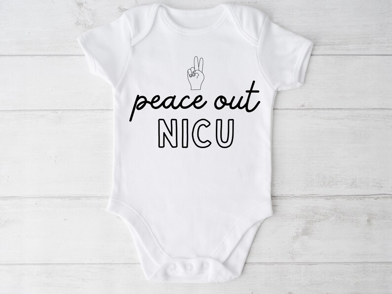 Peace Out NICU SVG Nicu Onesie Svg Preemie Baby Preemie - Etsy Ireland