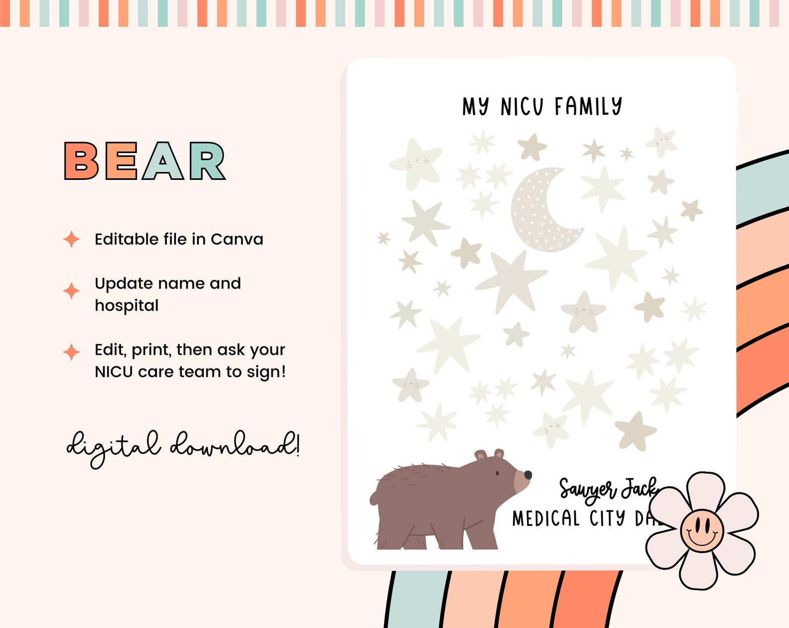 My NICU Family Printable Nicu Family Poster My Nicu Family - Etsy