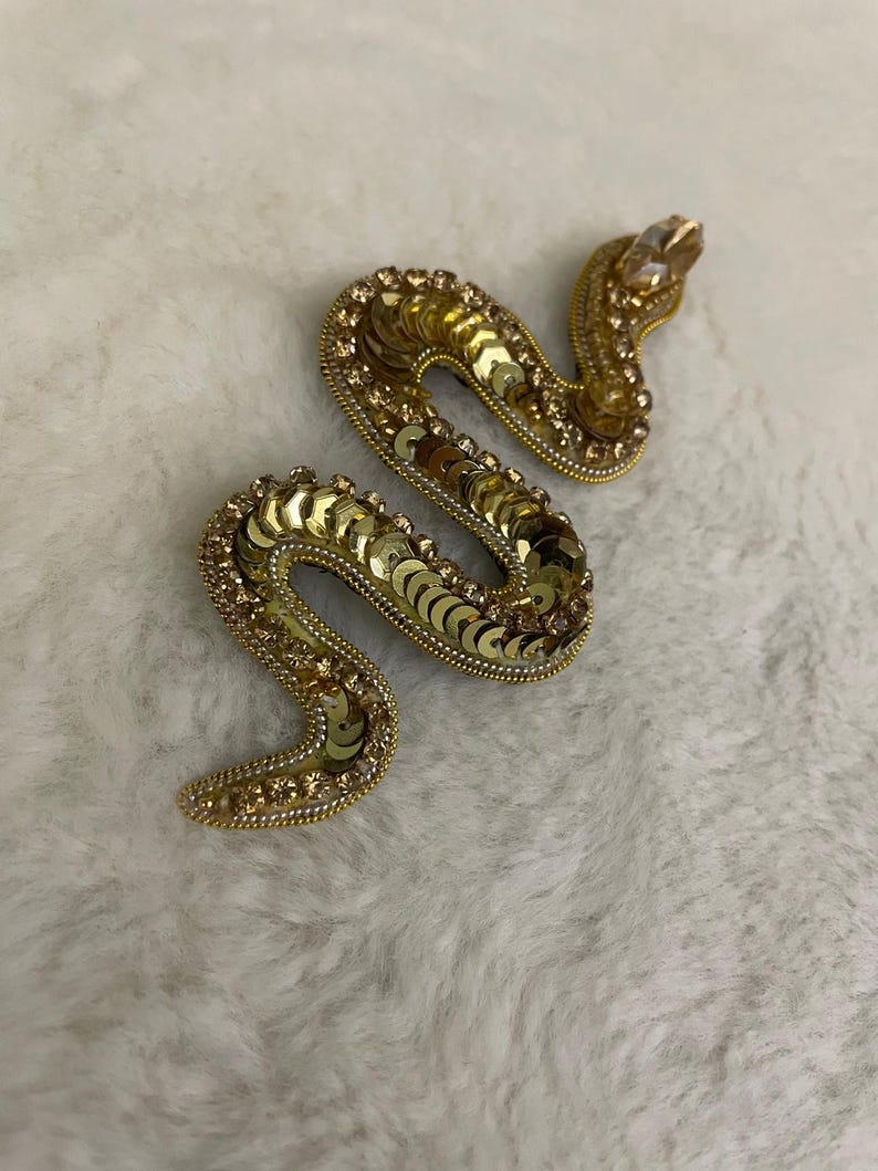 Snake Brooch, Pin for Unique Style, Timeless Fashion, Sparkling Snake ...