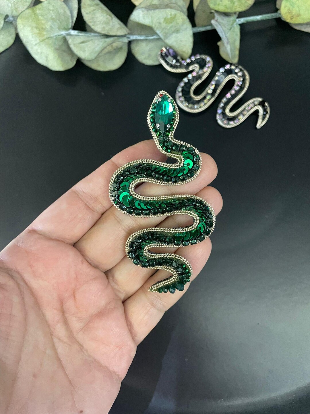 Snake Brooch, Pin for Unique Style, Timeless Fashion, Sparkling Snake ...