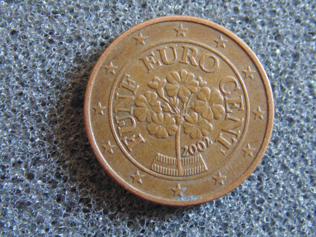 2002 Austria 5 Euro Cents Eurocent L 002 - Etsy
