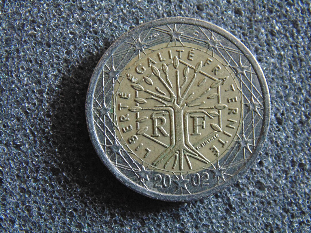 Coin 2 Euro France 2002 Tree of Life - Etsy