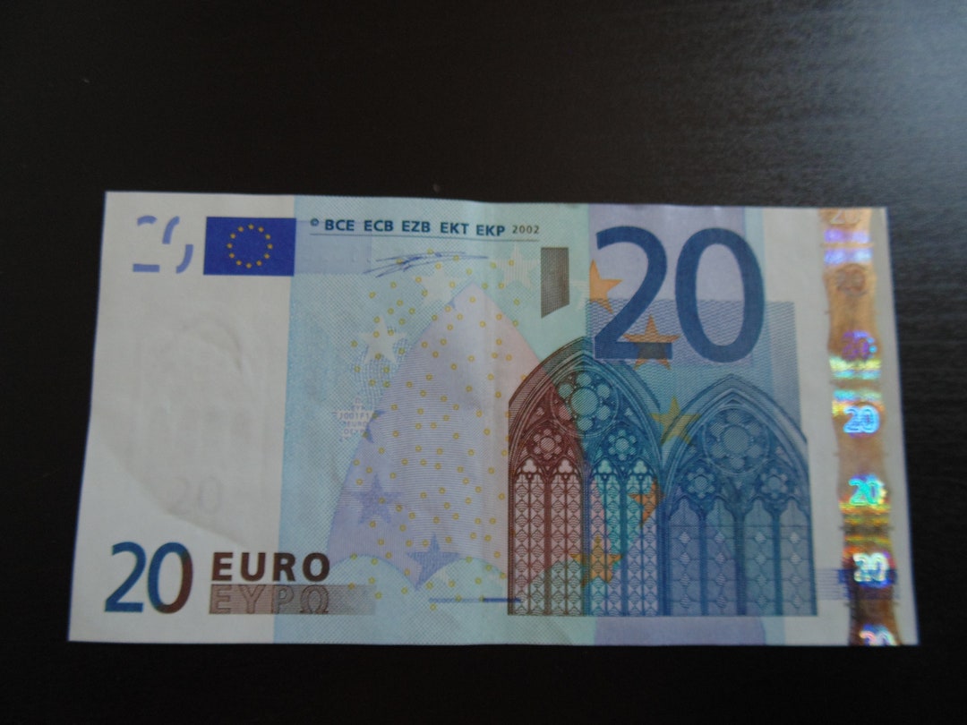 20 Euro Banknote Italy 2002 First Series Out of Production - Etsy