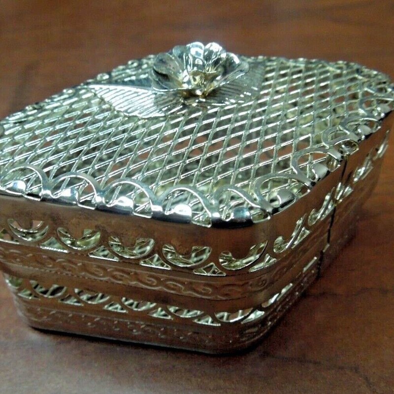 Metal Trinket Box - Etsy