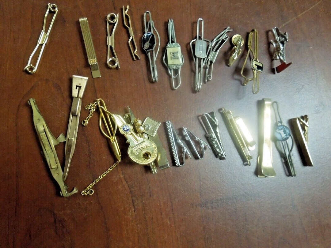 R298 Lot of 25 Tie Pins Mixed Men's Jewelry Vintage - Etsy