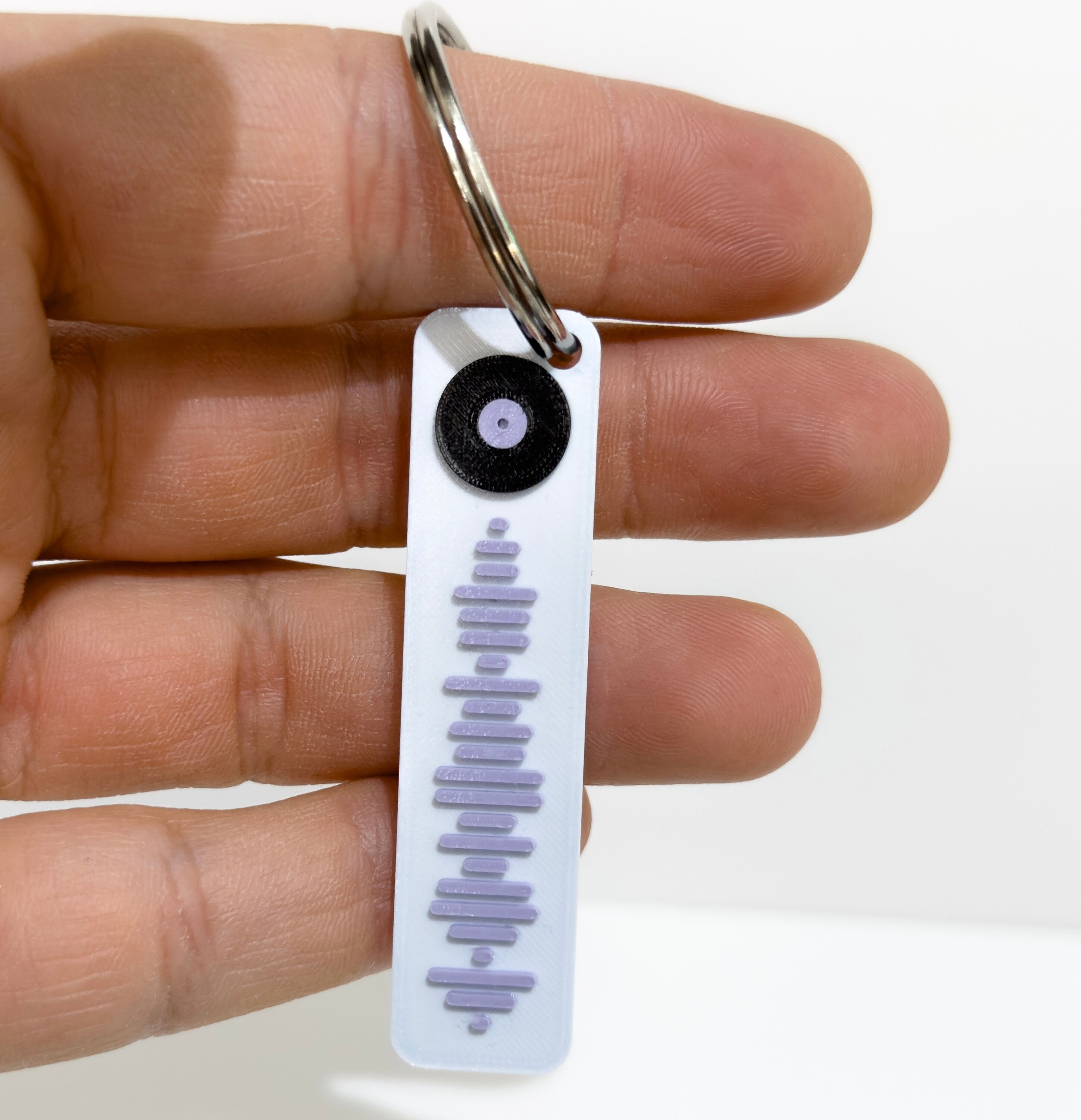 Spotify Song Code Keychain 3D Printed With 2 Colours Choose - Etsy