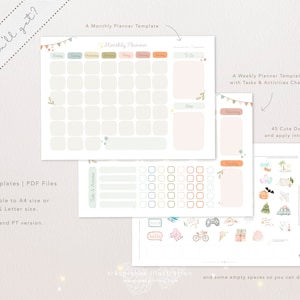 Kids Printable Planner, Kids Weekly Planner, Childrens Activity ...