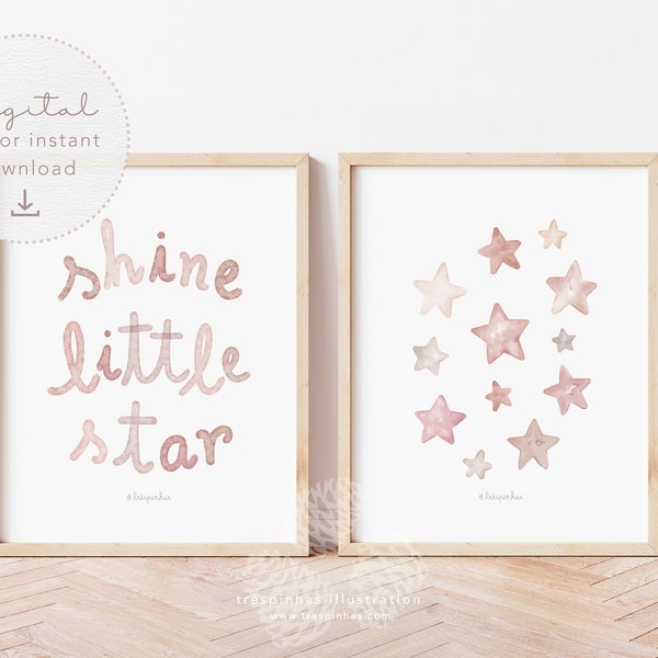 Star Nursery Art - Etsy