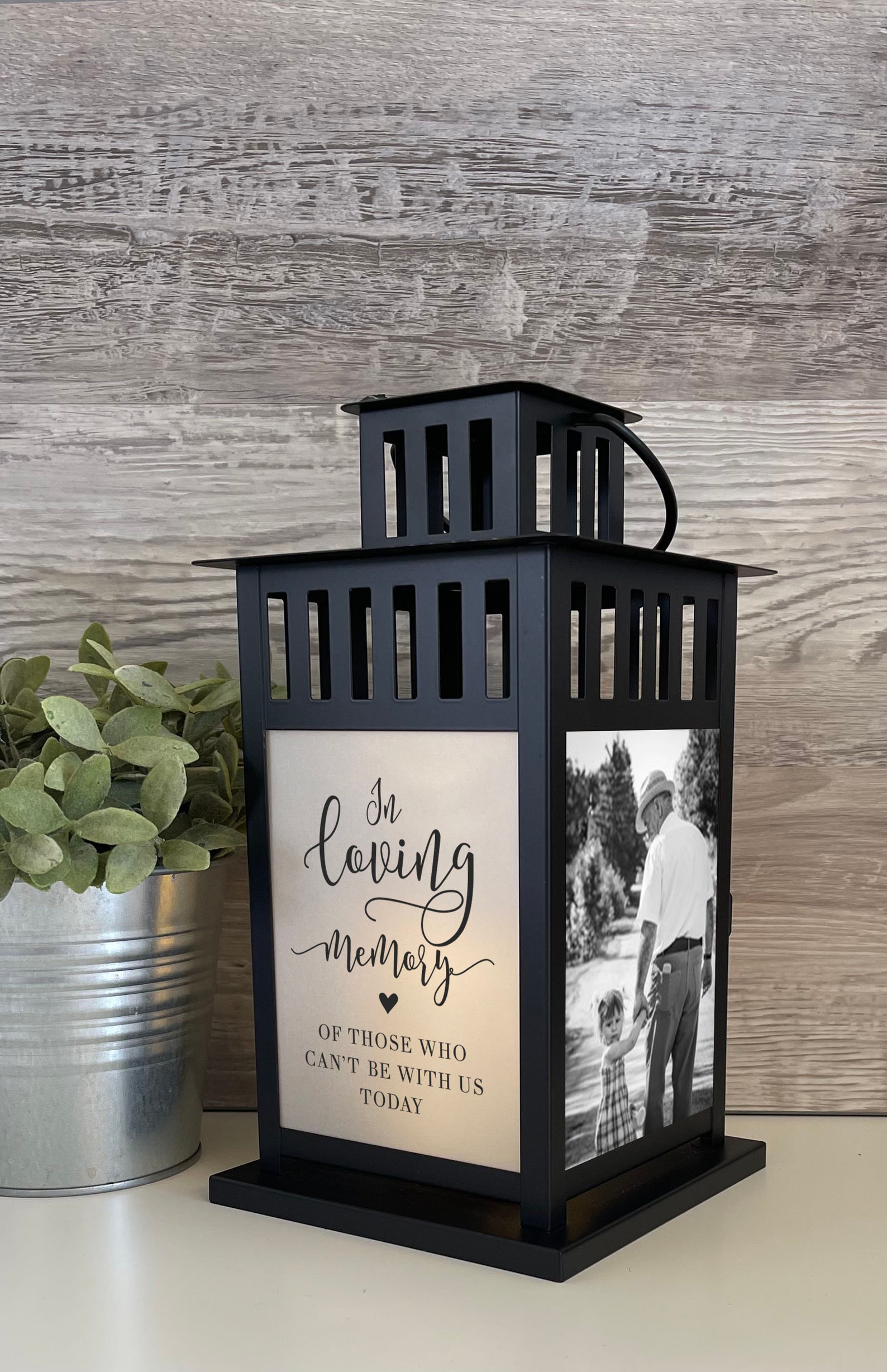 In Loving Memory, Photo Lantern, Memorial Lantern ,memorial Candle ...