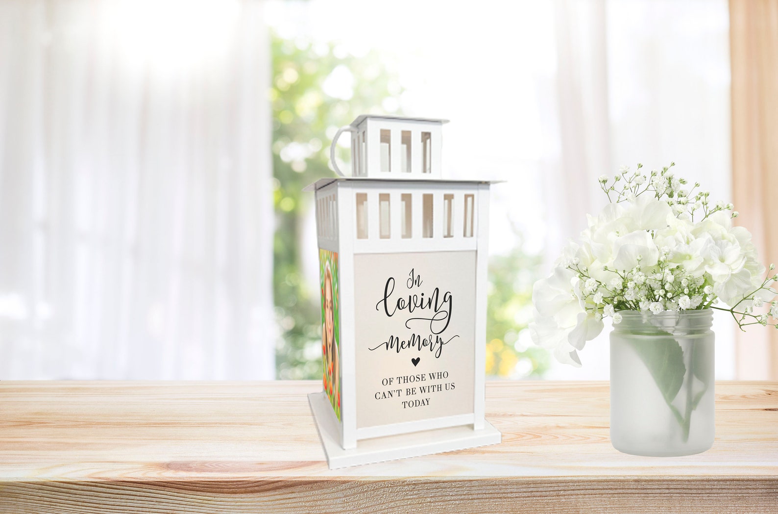 In Loving Memory, Photo Lantern, Memorial Lantern ,memorial Candle ...