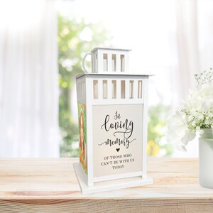 In Loving Memory, Photo Lantern, Memorial Lantern ,memorial Candle ...