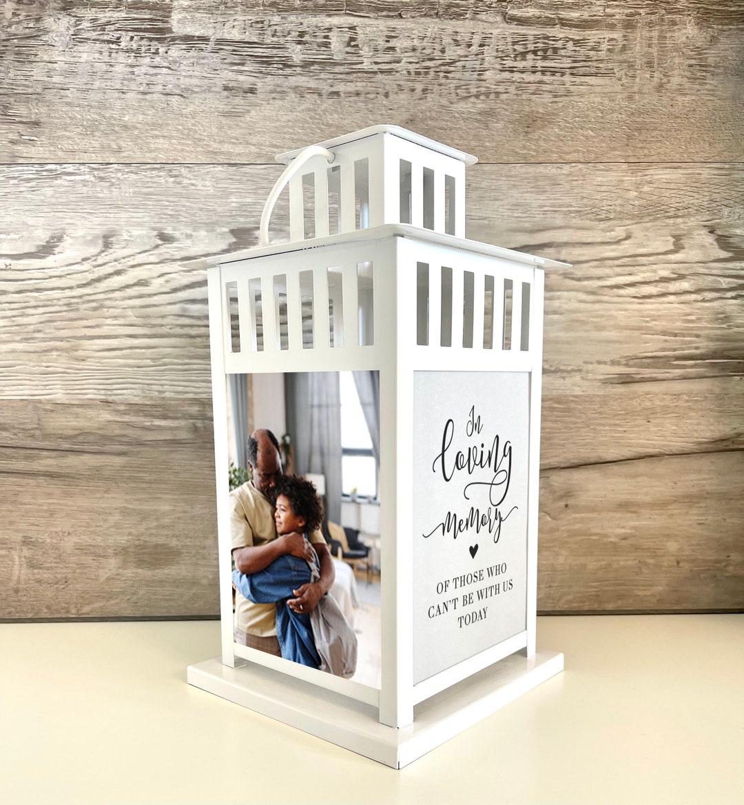In Loving Memory, Photo Lantern, Memorial Lantern ,memorial Candle ...