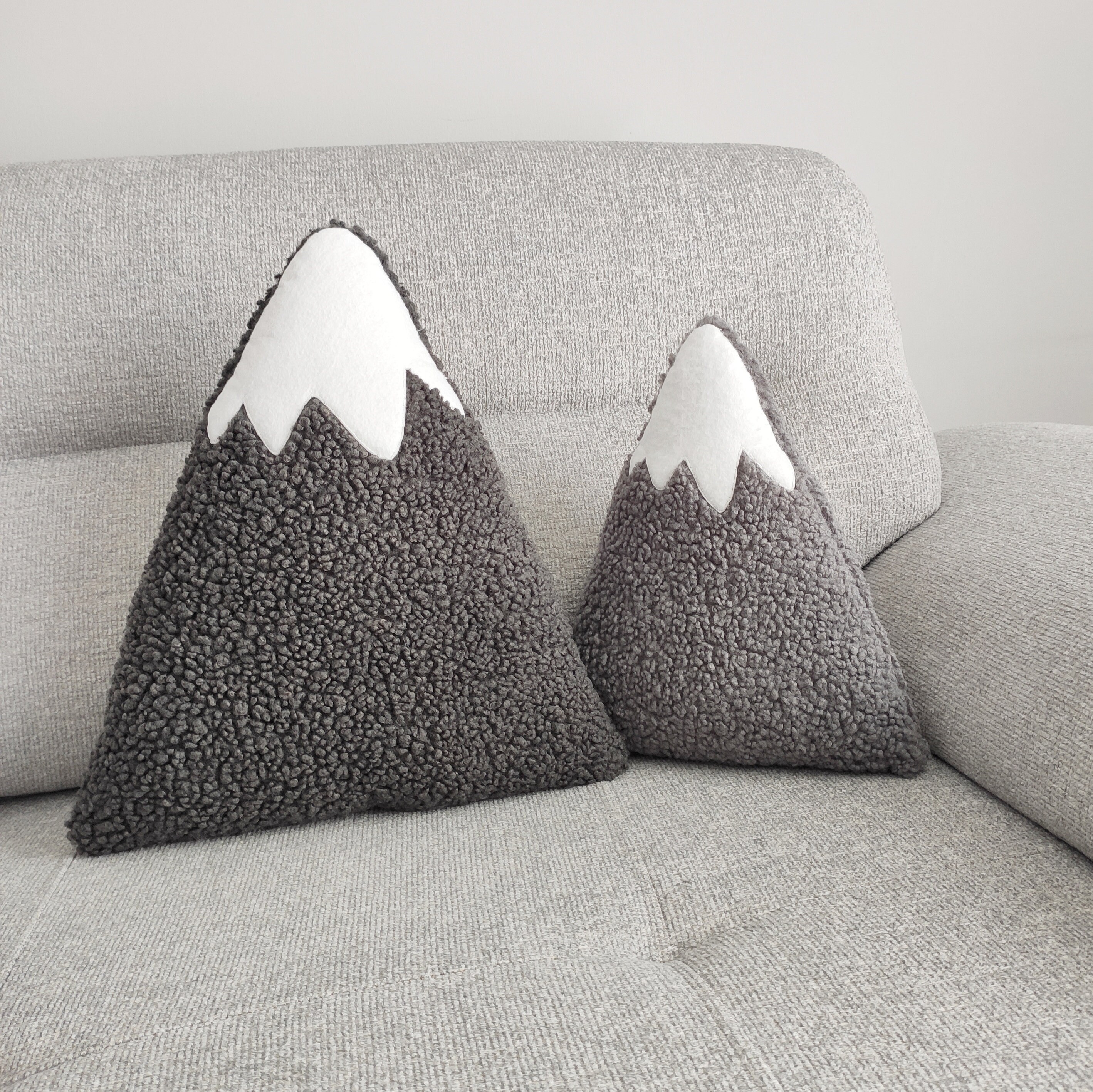 Mountain Cushion Rock Pillow Decorative Throw Pillow Mountain Peak ...