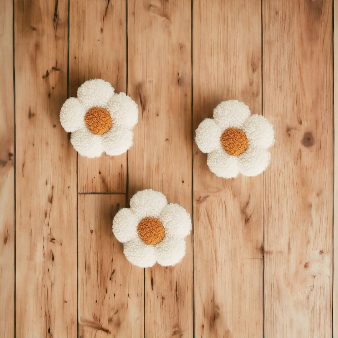 Set of 3 Daisy Wall Decor Boho Nursery Decor Flowers Daisy - Etsy