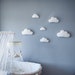 Cloud Wall Decor Set Clouds Wall Hanging White Soft Clouds Cot - Etsy