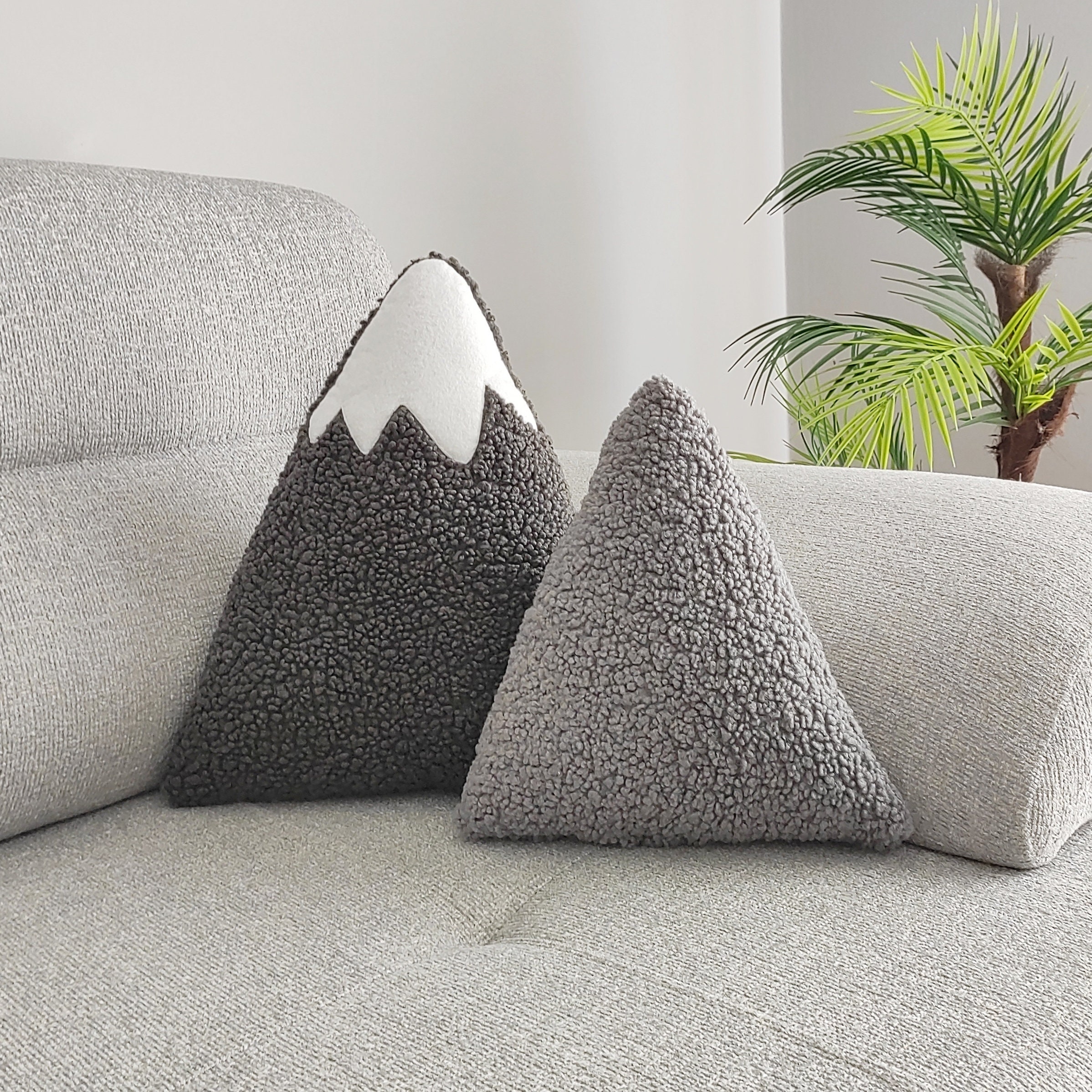 Mountain Cushion Rock Pillow Decorative Throw Pillow Mountain Peak ...
