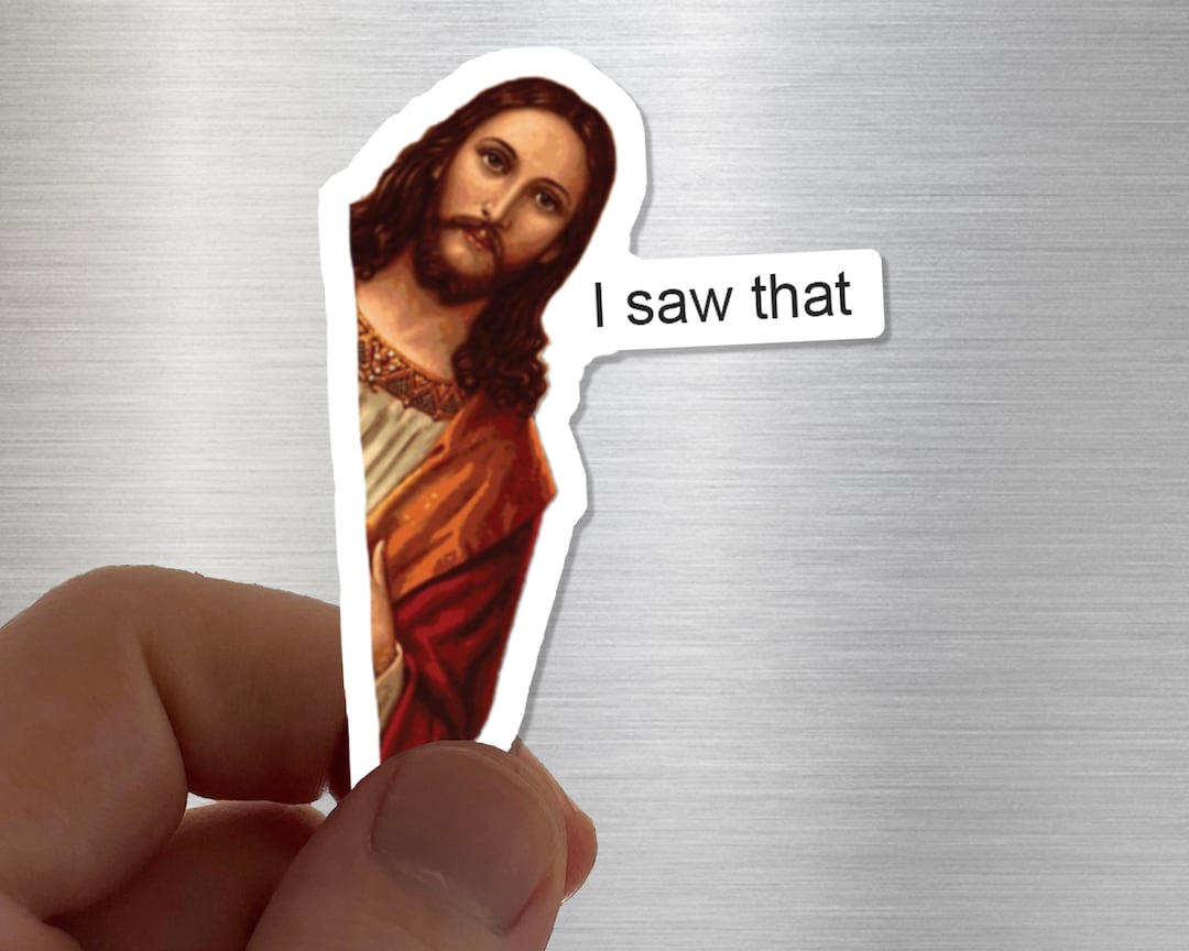 I Saw That Jesus Magnet - Etsy