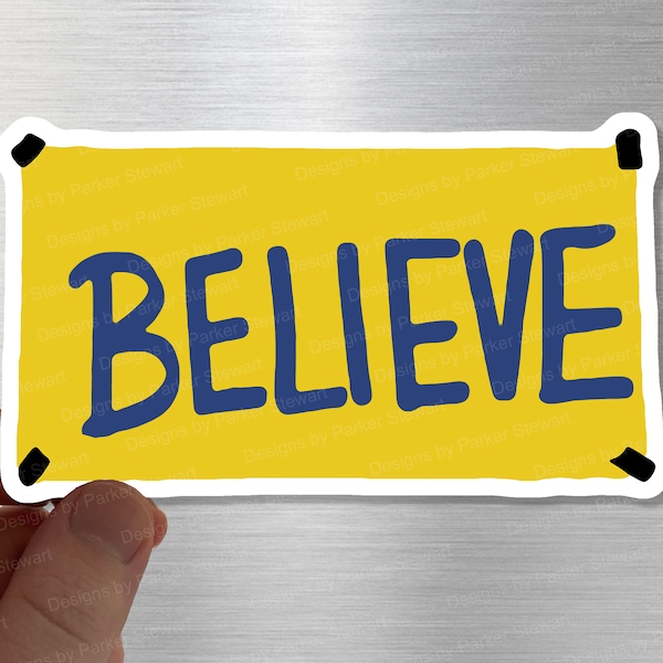 Believe Sign - Etsy