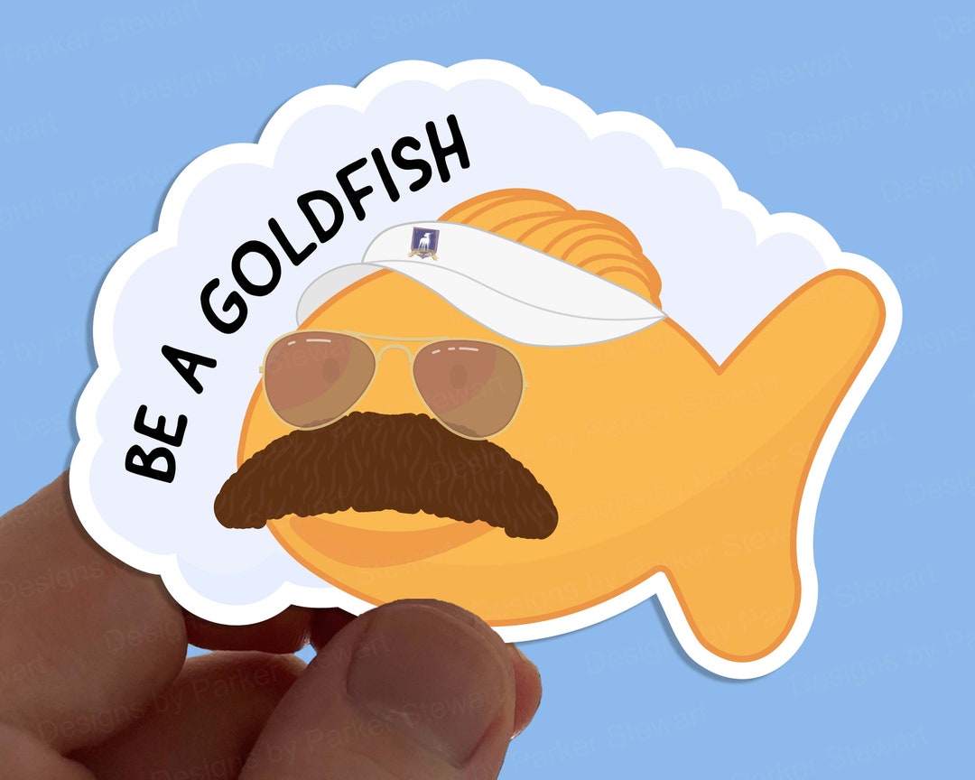 Goldfish Sticker - Etsy