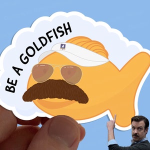 Goldfish Sticker - Etsy
