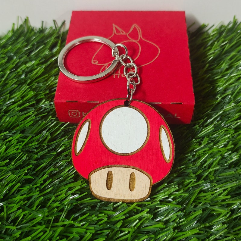 Super Mario Star Keychain - Etsy
