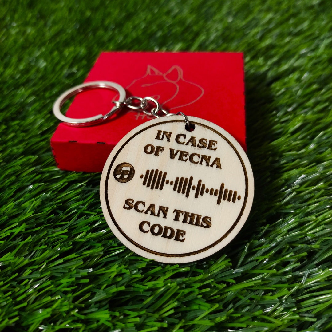 Wooden Keychain in Case of Vecna Customized, Stranger Things-inspired ...